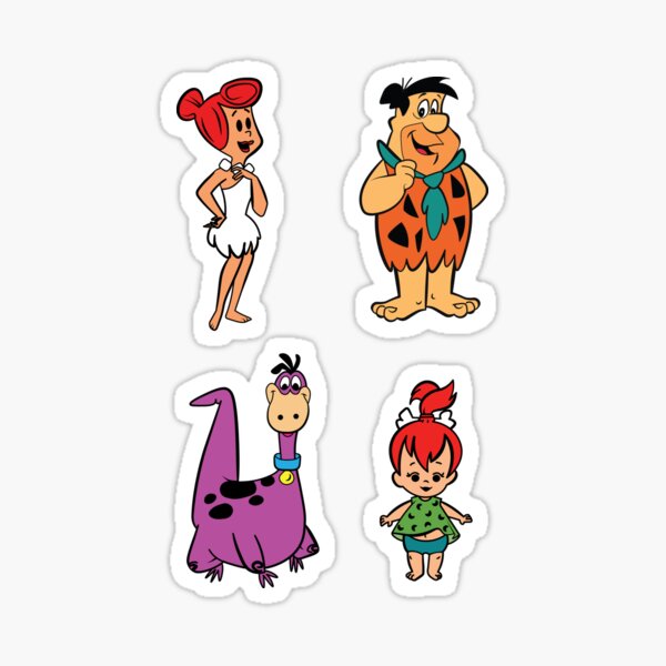 Sticker: Flintstones | Redbubble