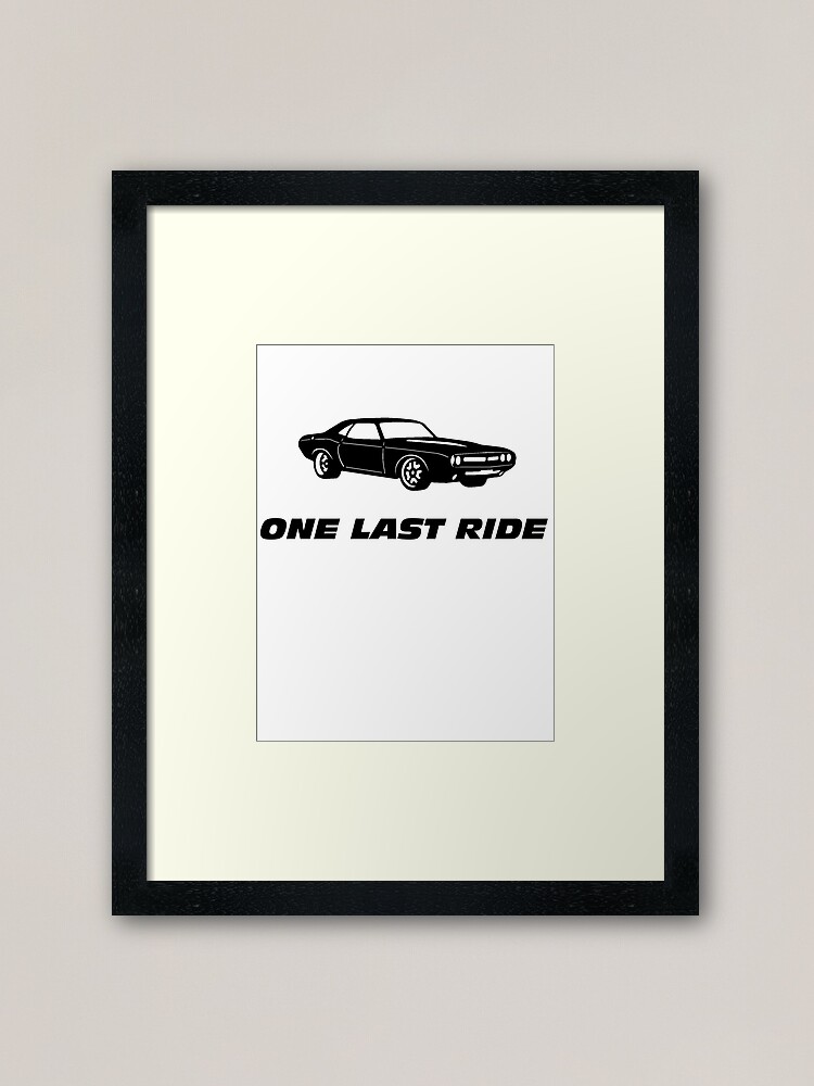 "One Last Ride" Framed Art Print for Sale by avasponge | Redbubble
