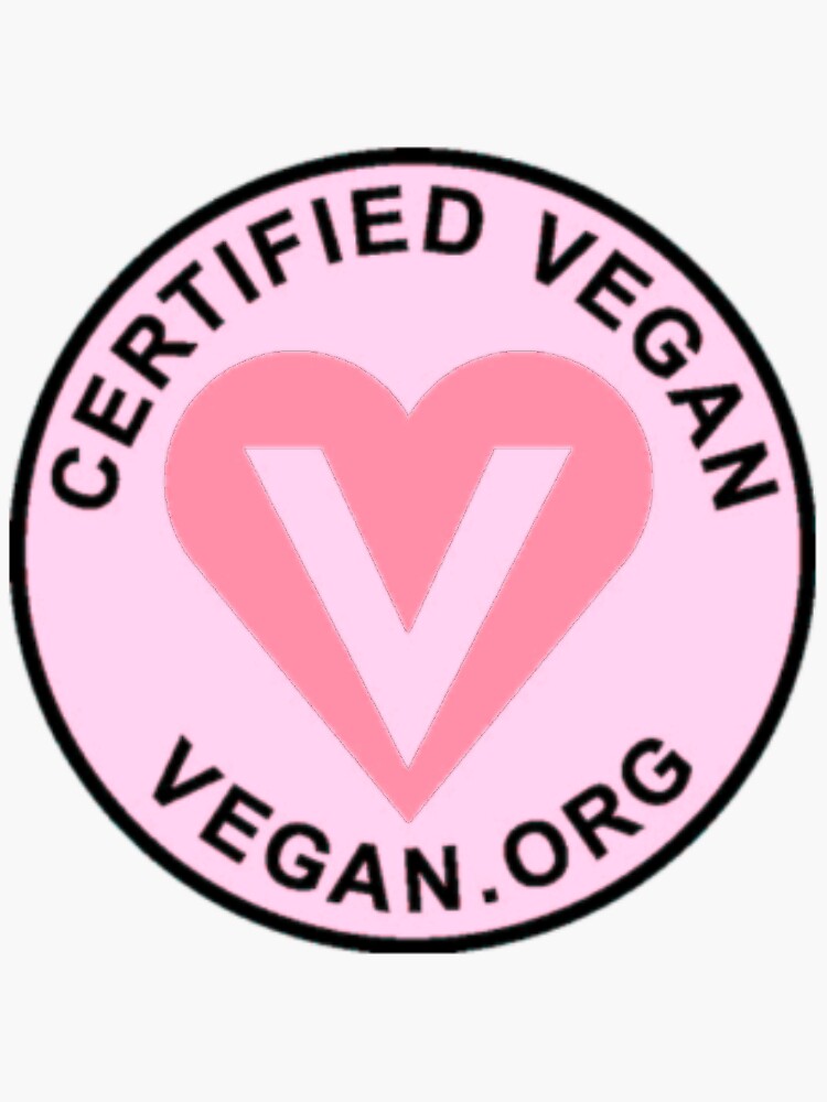 "Pink vegan" Sticker for Sale by Courtneyredey | Redbubble