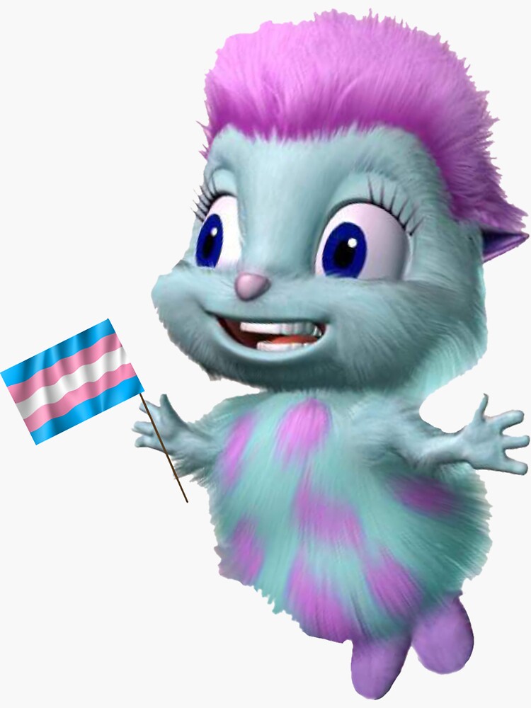 "Bibble Says Trans Rights" Sticker for Sale by magicmags | Redbubble