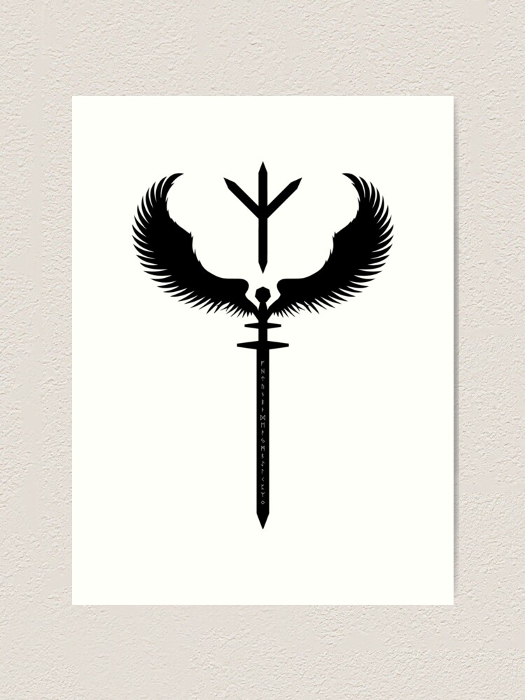 "Rune I /// Valkyrie (Variant I)" Art Print by FosterChild7 | Redbubble