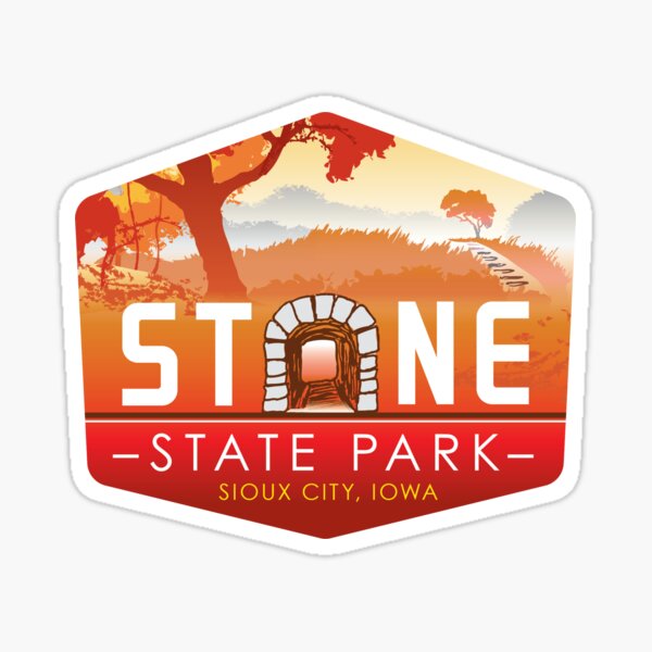 "Stone State Park" Sticker for Sale by NaomiFriend | Redbubble
