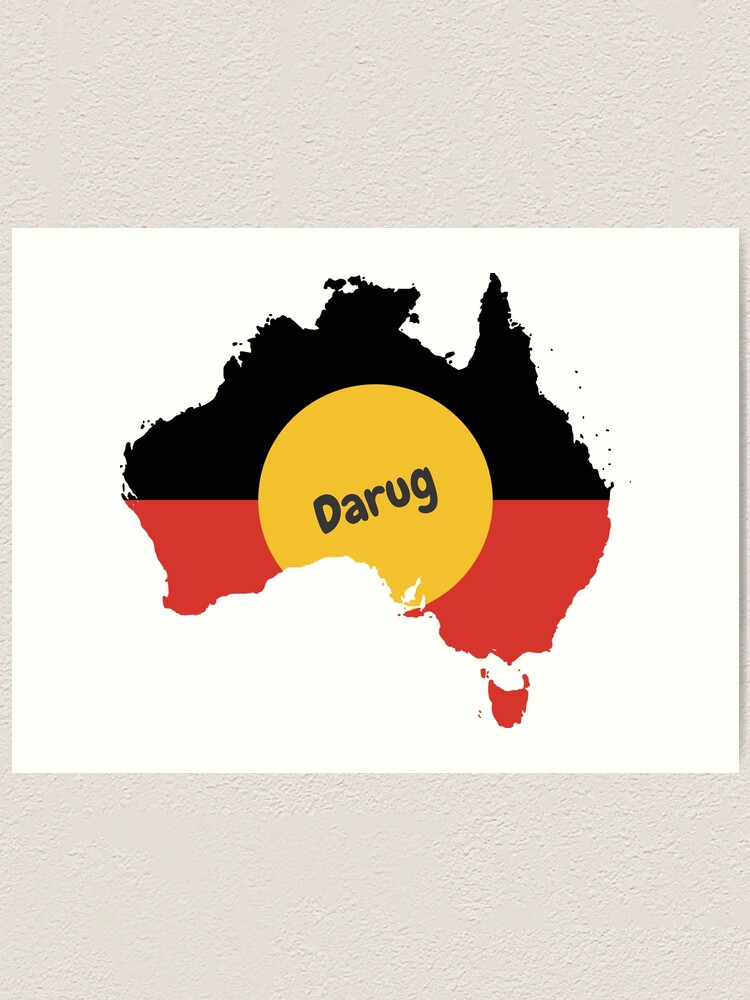 "Darug Aboriginal Australian" Art Print by Taz-Clothing | Redbubble