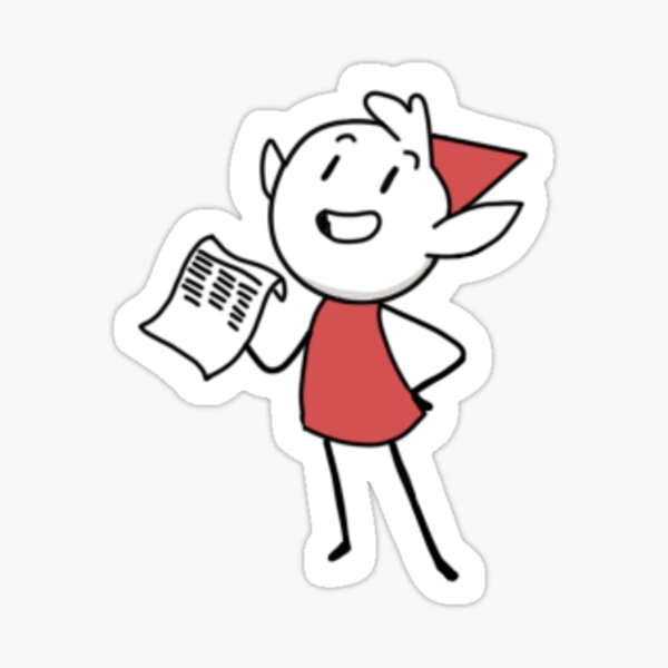 "alfur paperwork" Sticker by kamilaavocado | Redbubble