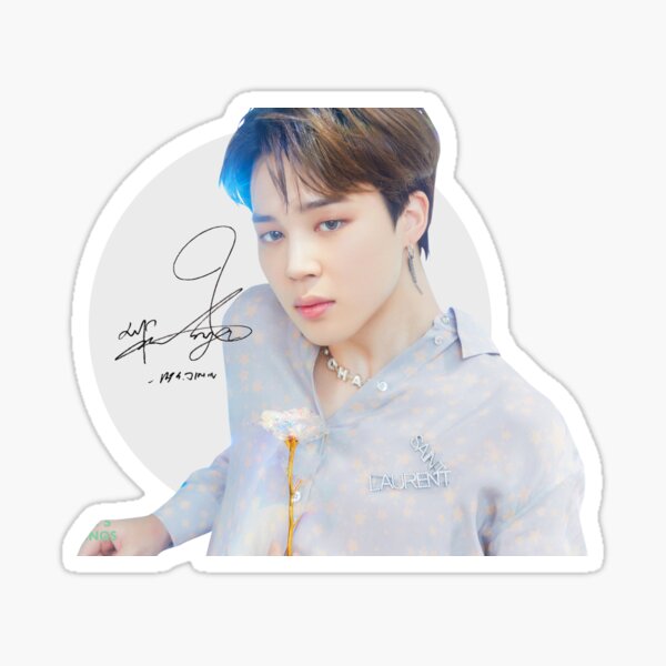 "BTS - JIMIN " Sticker for Sale by meshpotatoes | Redbubble