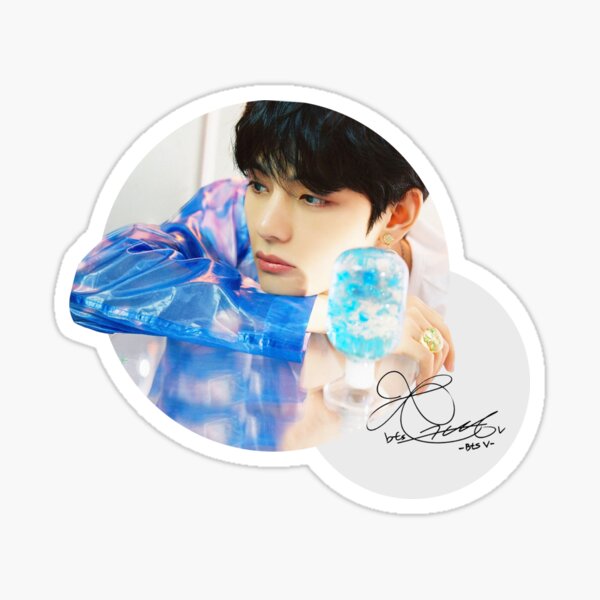 "BTS - V" Sticker for Sale by meshpotatoes | Redbubble