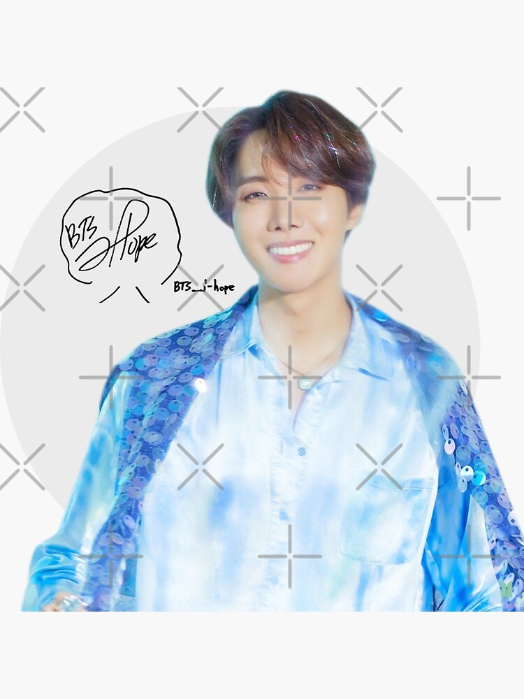 "BTS - J-HOPE" Sticker for Sale by meshpotatoes | Redbubble