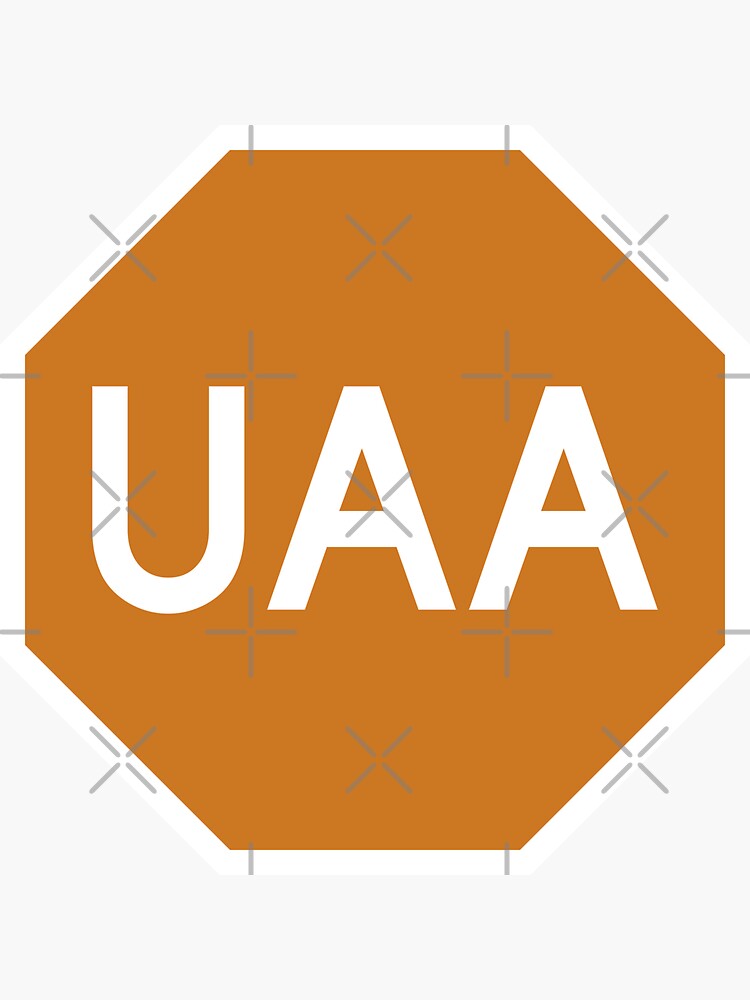 "Ochre Stop Codon Sign RNA UAA" Sticker for Sale by mwcannon | Redbubble