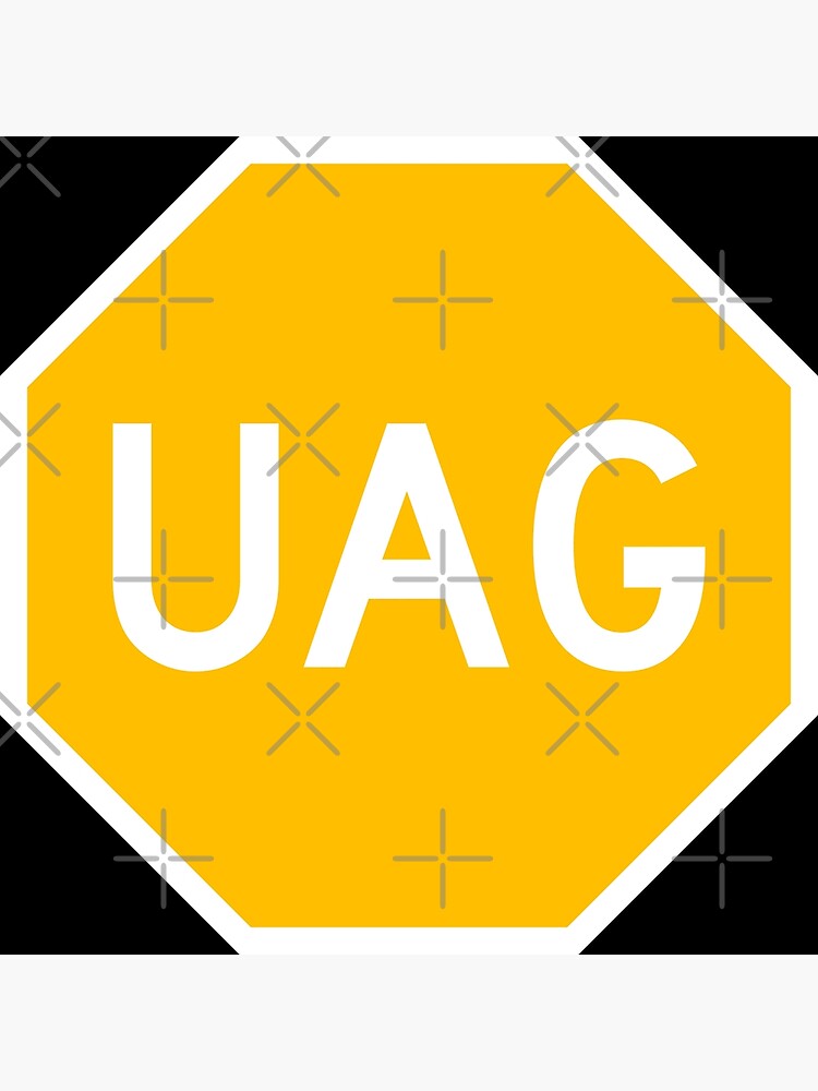 "Amber Stop Codon Sign RNA UAG" Poster for Sale by mwcannon | Redbubble