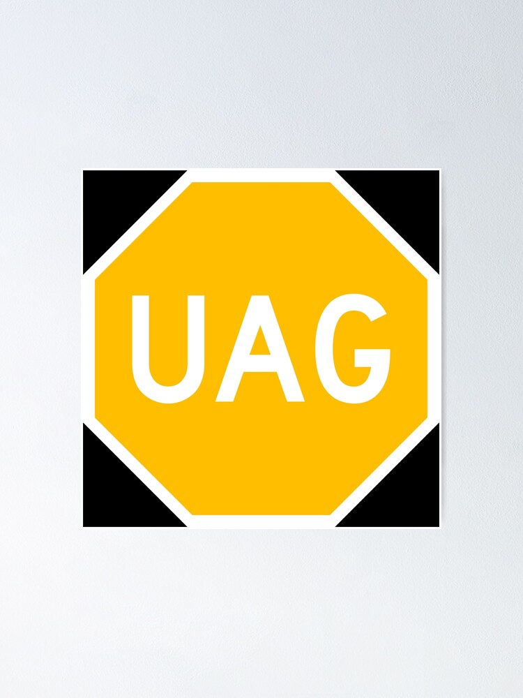 "Amber Stop Codon Sign RNA UAG" Poster for Sale by mwcannon | Redbubble