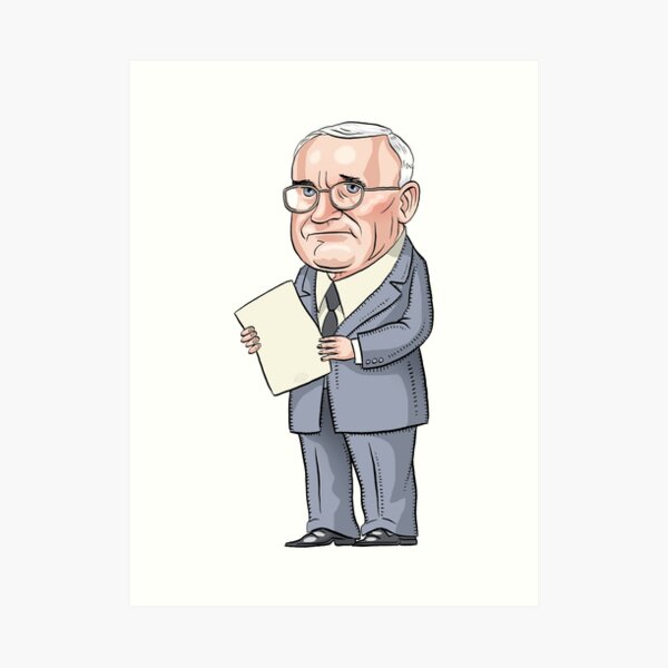 "President Harry S Truman" Art Print by MacKaycartoons | Redbubble