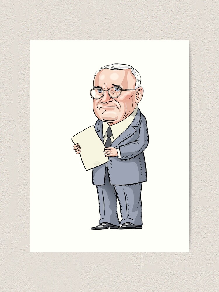 "President Harry S Truman" Art Print by MacKaycartoons | Redbubble