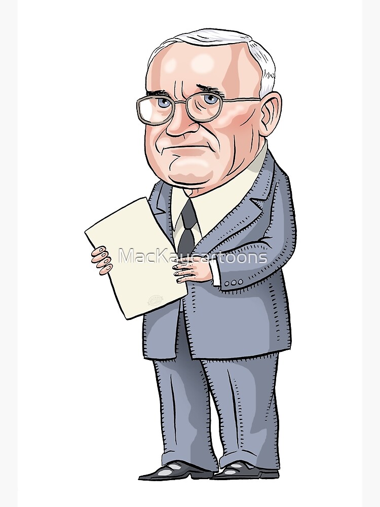 "President Harry S Truman" Poster for Sale by MacKaycartoons | Redbubble