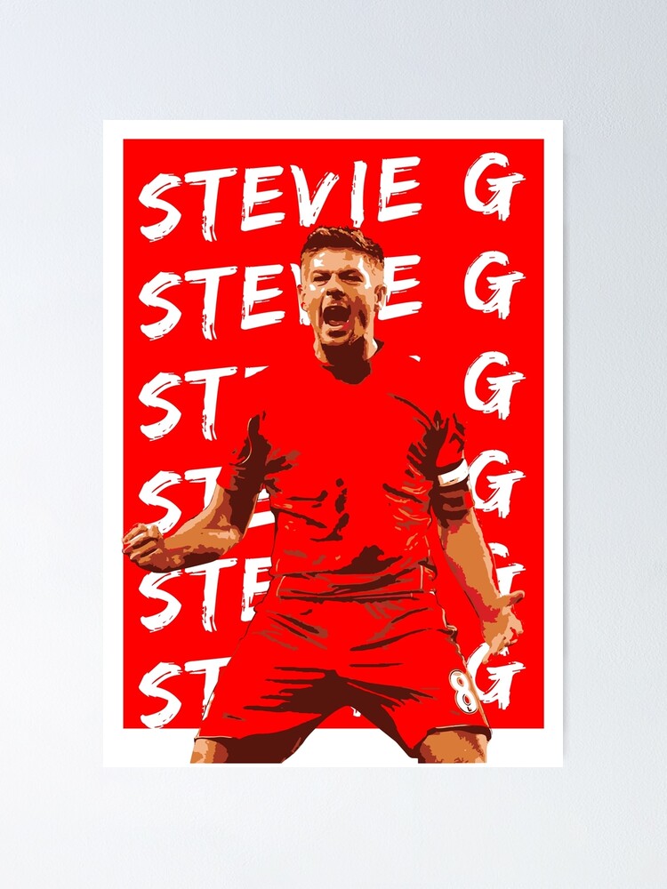 "Steven Gerrard Illustration" Poster by HenDesignStudio | Redbubble