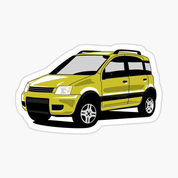 Fiat Panda Stickers | Redbubble