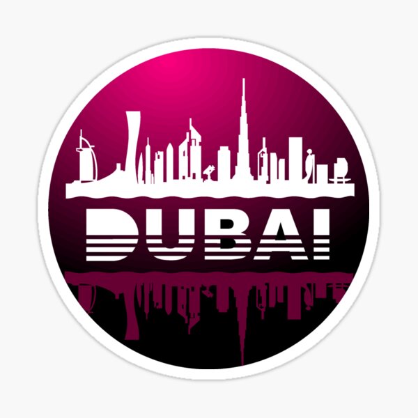 "Dubai" Sticker for Sale by KC Mwenze | Redbubble