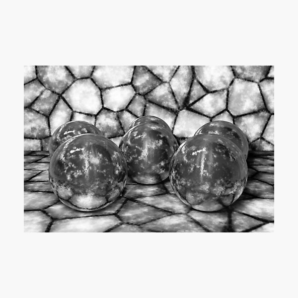 Lámina fotográfica «Juego de murmullos en blanco y negro» de peacefigures | Redbubble