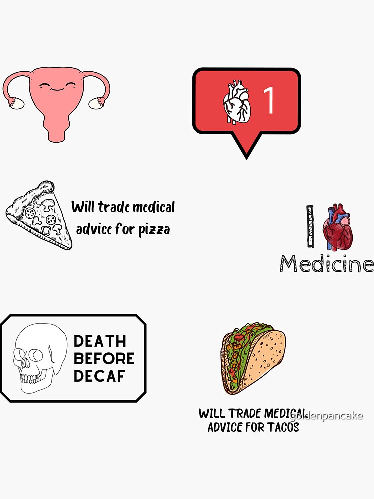 "Medicine pack" Sticker for Sale by goldenpancake | Redbubble