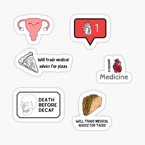 "Medicine pack" Sticker for Sale by goldenpancake | Redbubble