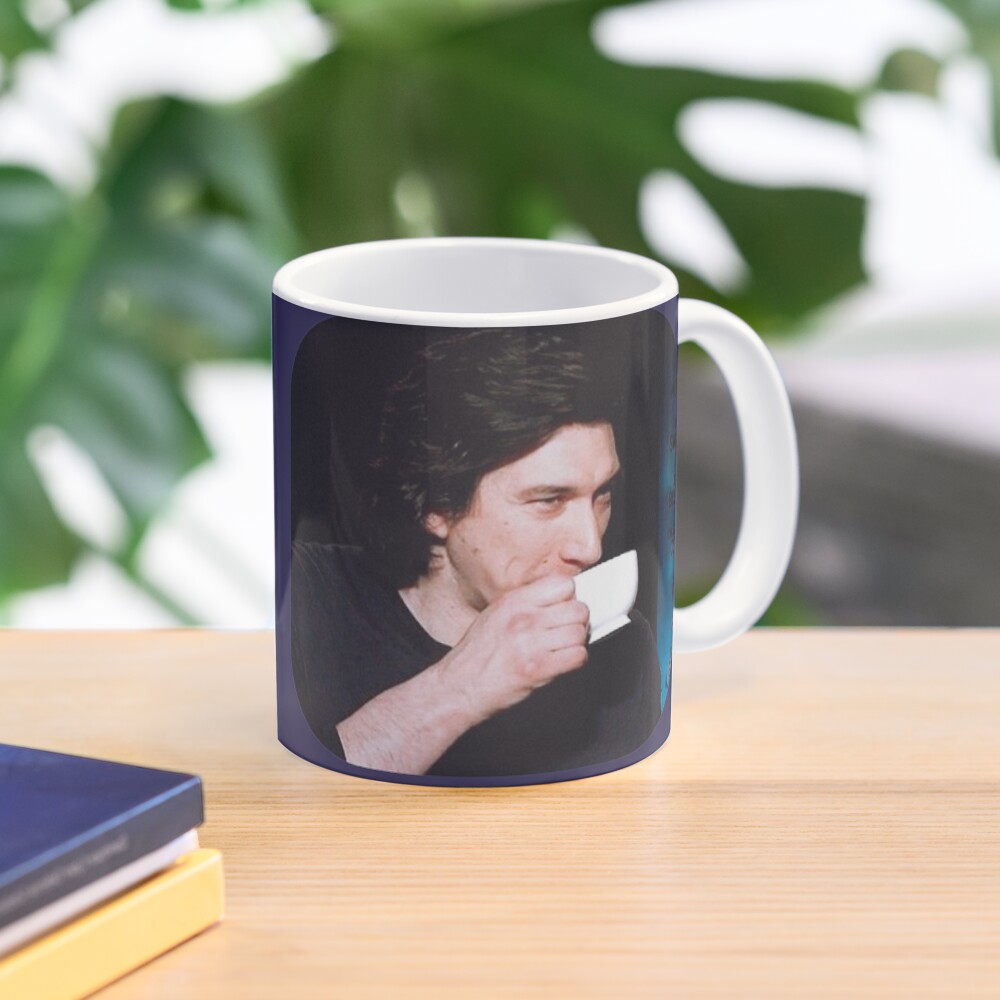 "ADAM DRIVER -- Smug Sipping Tea/Coffee " Coffee Mug for Sale by goon ...
