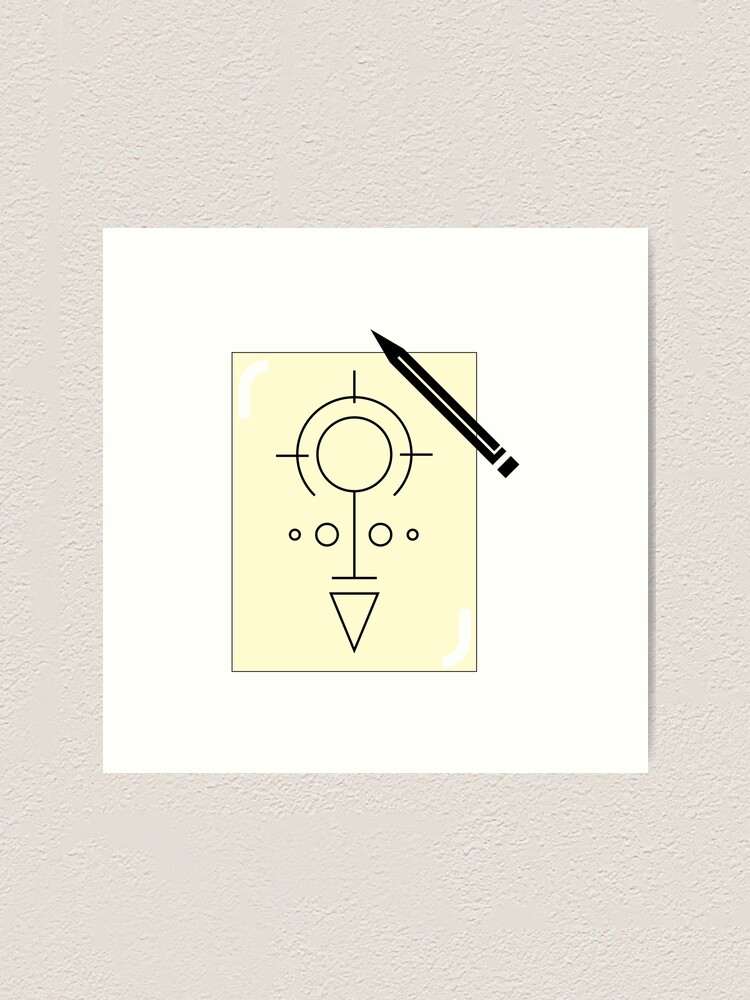 "Sigil Work Icon" Art Print for Sale by ElectricStarWiz | Redbubble