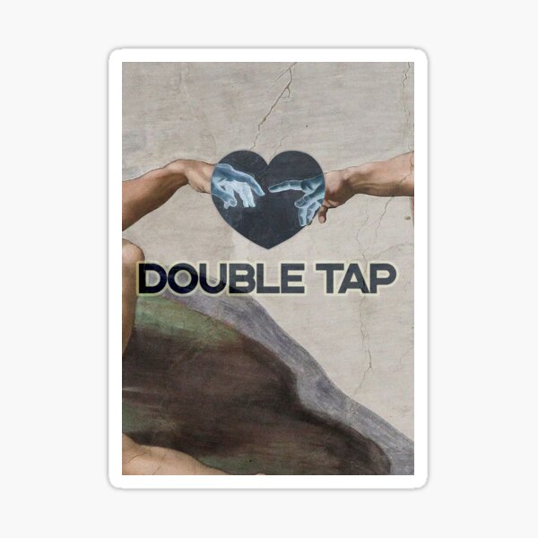 Double Tap Stickers | Redbubble