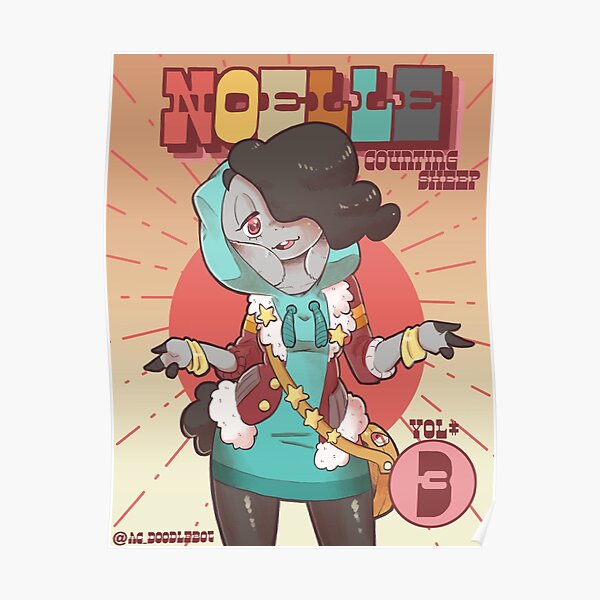 "Noelle Comic Cover" Poster for Sale by AC-Doodles | Redbubble