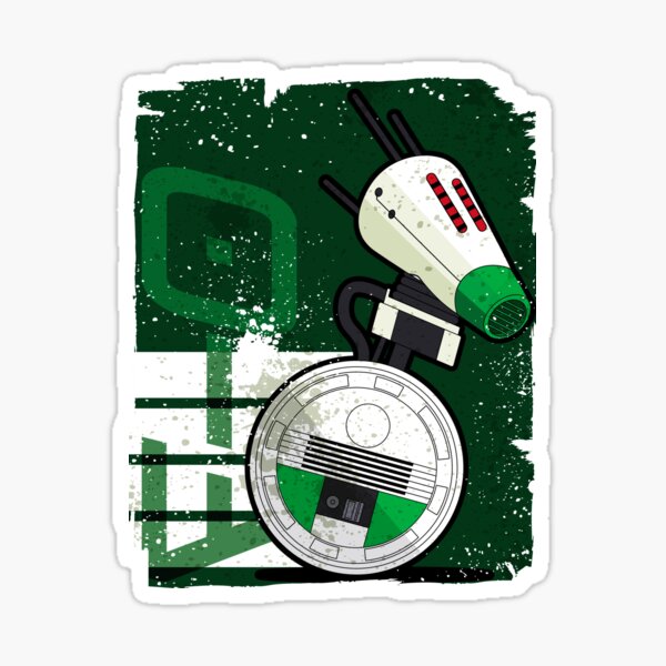 "Speed Duck Droid" Sticker by Scum-N-Villany | Redbubble
