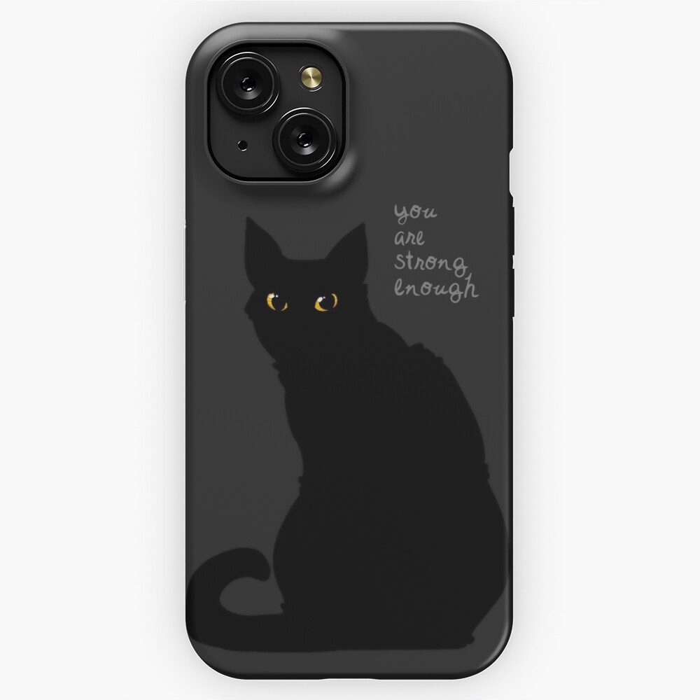 ""Strong Enough" Cat" Journal for Sale by thelatestkate | Redbubble