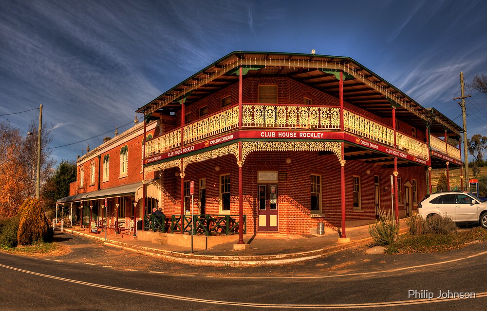"Wide Verandahs (Panorama) - The Rockley Hotel c1872, Rockley NSW The ...
