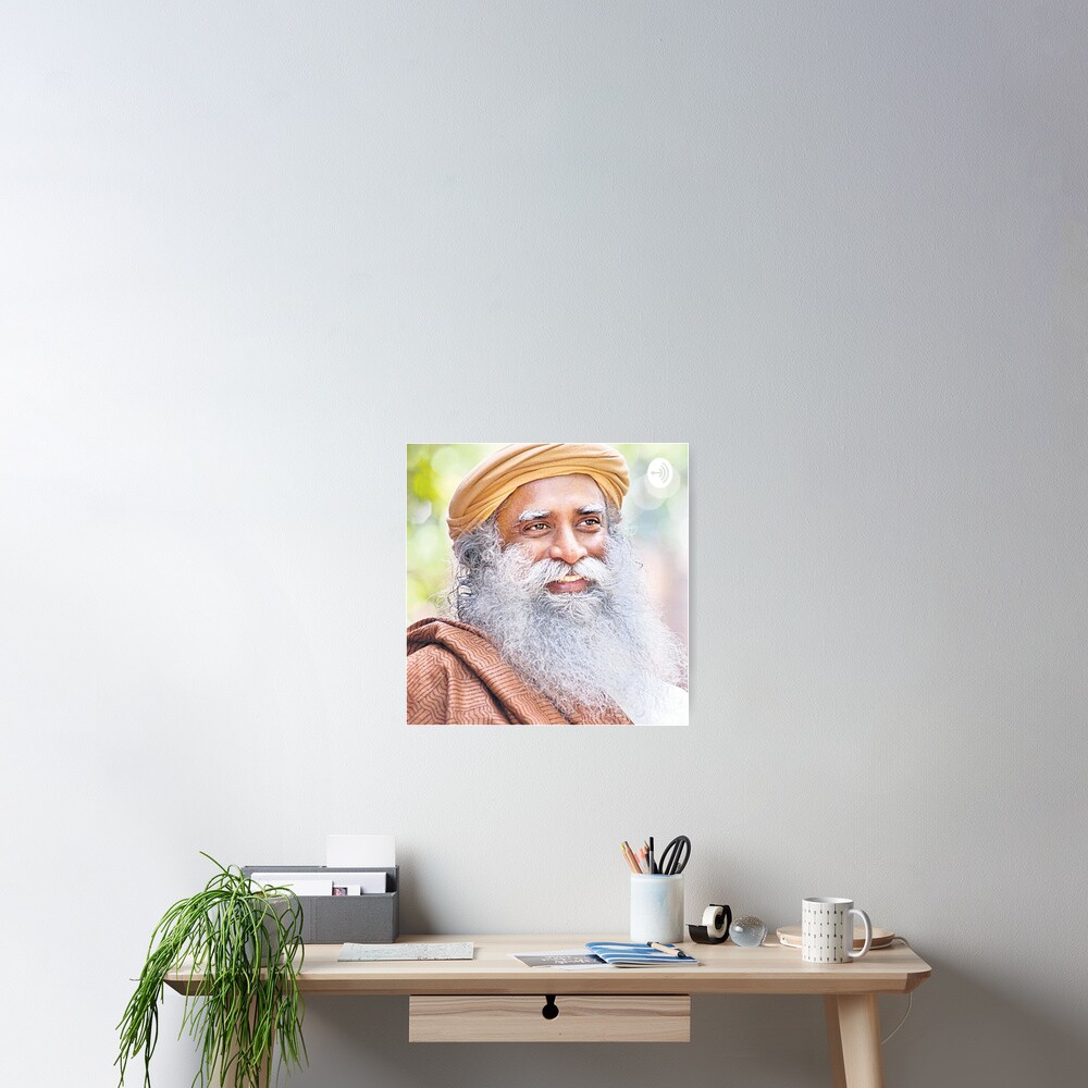 "Sadhguru" Poster for Sale by Raxstar | Redbubble