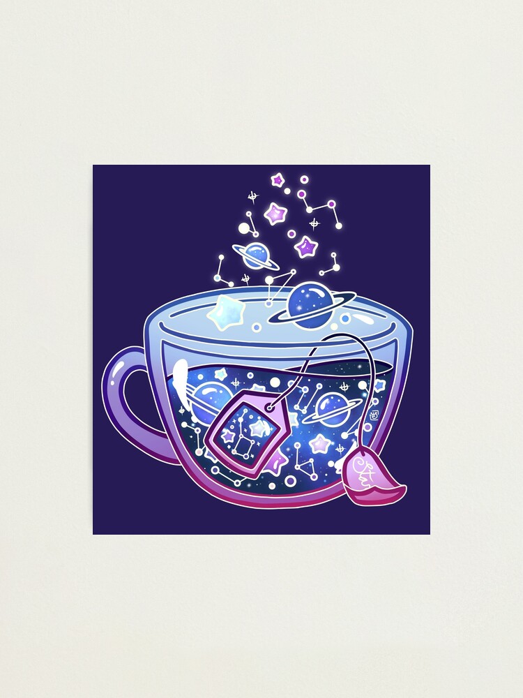 "Galaxy Tea" Photographic Print for Sale by heysoleilart | Redbubble