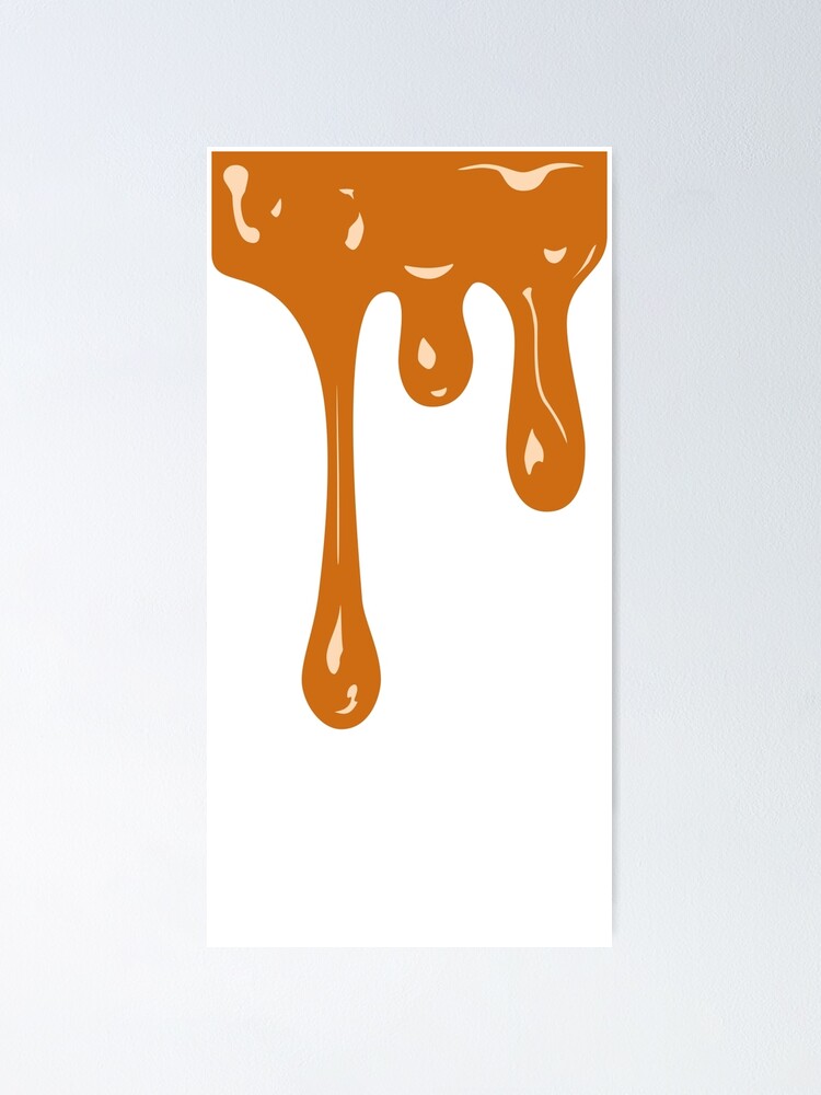 "Orange Drips" Poster by JoshBeck | Redbubble