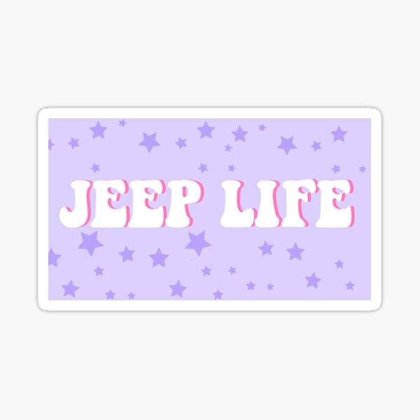 "jeep life sticker