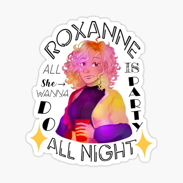 "Roxanne" Sticker for Sale by Lameromero | Redbubble