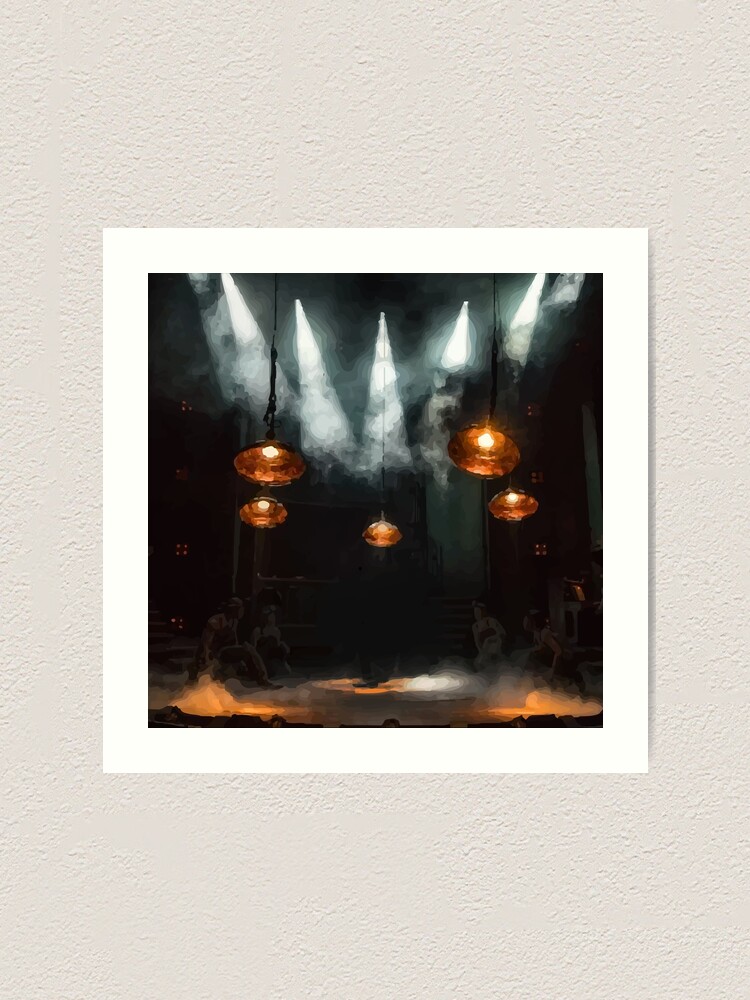 "Hadestown: Lights" Art Print for Sale by broadway-island | Redbubble