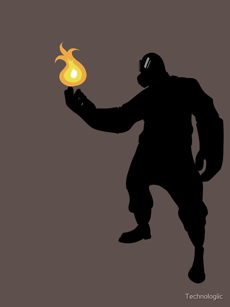 "TF2 - Pyro" T-shirt by Technologiic | Redbubble