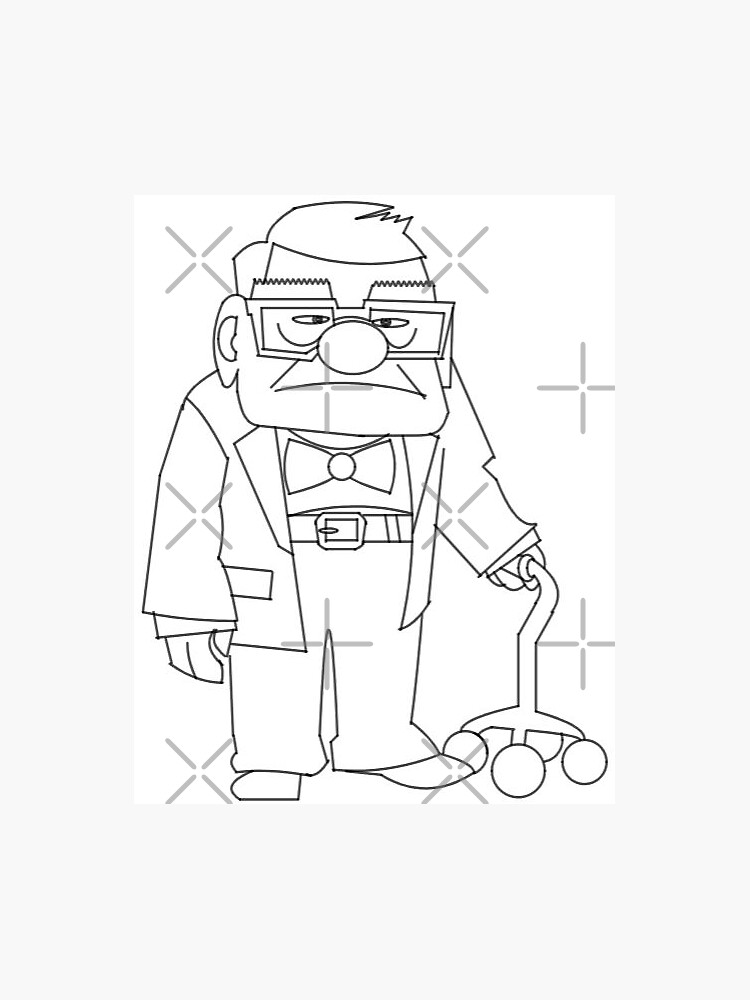"Mr. Fredrickson " Sticker for Sale by melgersma | Redbubble