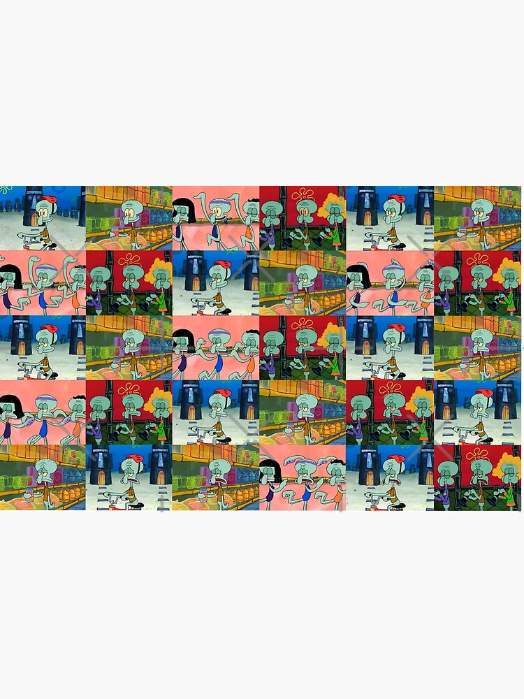 "Faces Of Squidward" Art Print by LongSpicy2 | Redbubble