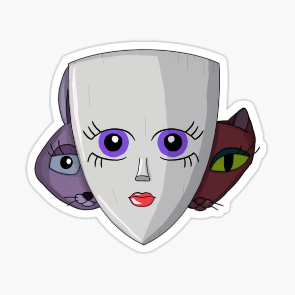 "The Mask" Sticker for Sale by N-G-M | Redbubble