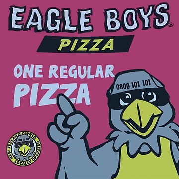 "Eagle Boys New Zealand Pizza Box" Photographic Print for Sale by Retrostickersnz | Redbubble