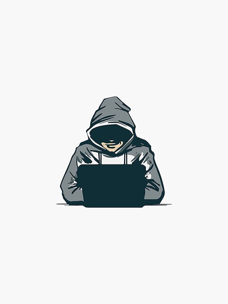 "Security Researcher Hacker" Sticker for Sale by Krypt0Mux | Redbubble