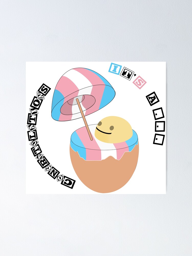 "Trans egg" Poster by moonmorph | Redbubble