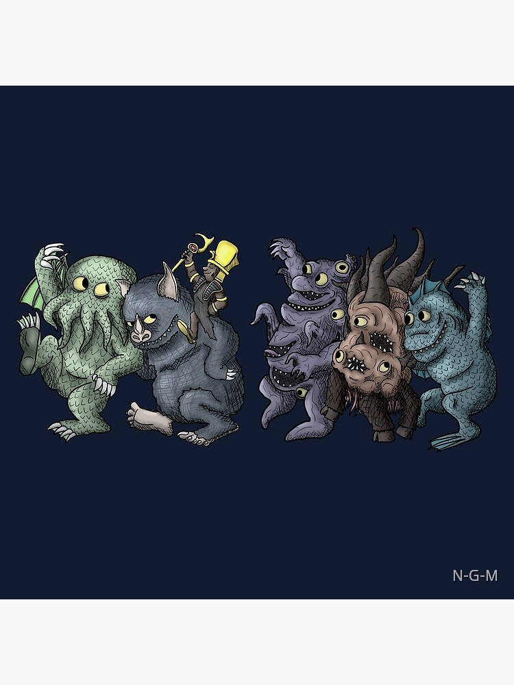 "Where the Eldritch Things Are" Poster by N-G-M | Redbubble