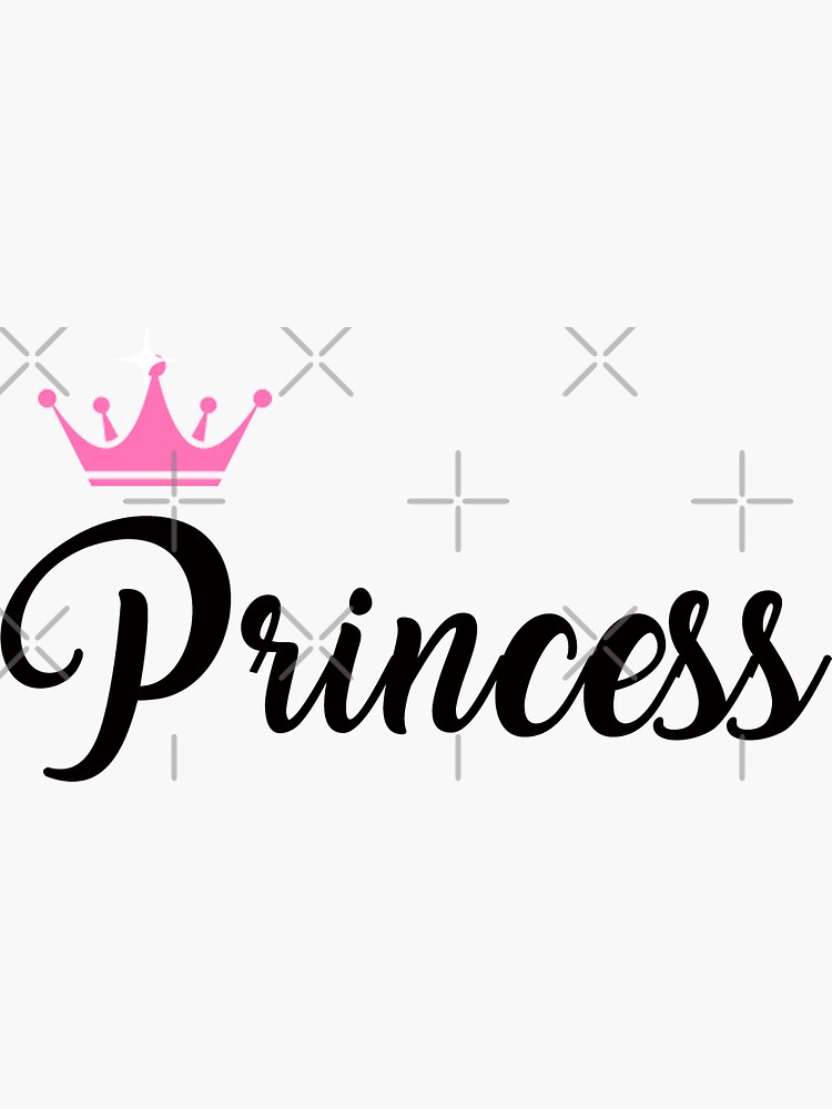 "Princess sticker" Sticker for Sale by charliseb2 | Redbubble