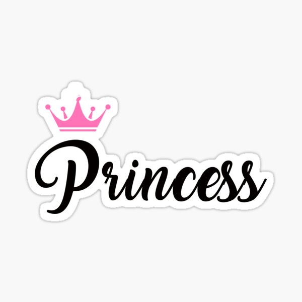 "Princess sticker" Sticker for Sale by charliseb2 | Redbubble