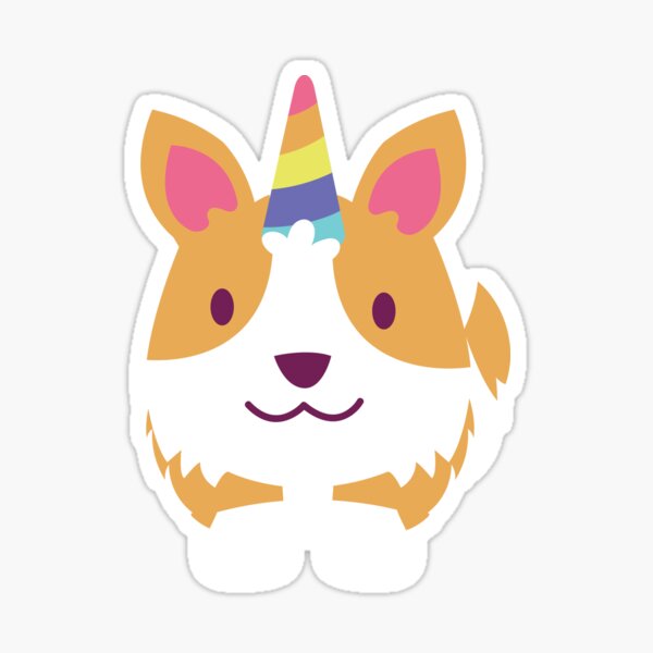 "Magical Corgi" Sticker by imlying | Redbubble