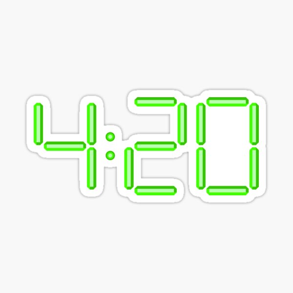 "420" Sticker for Sale by sisusisu | Redbubble