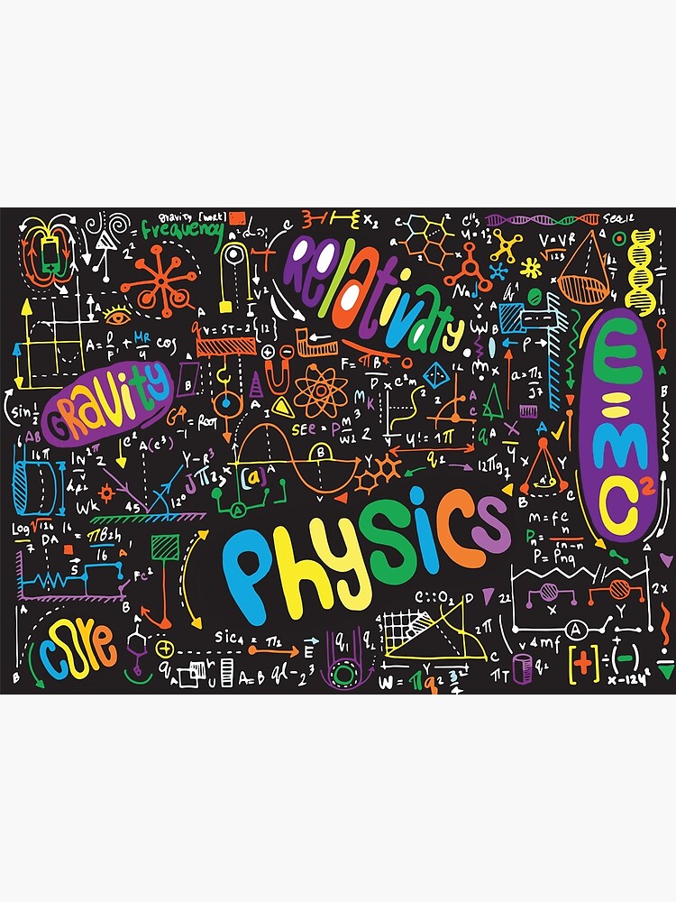 "Colorful Physics Design" Poster for Sale by Dee Dee | Redbubble