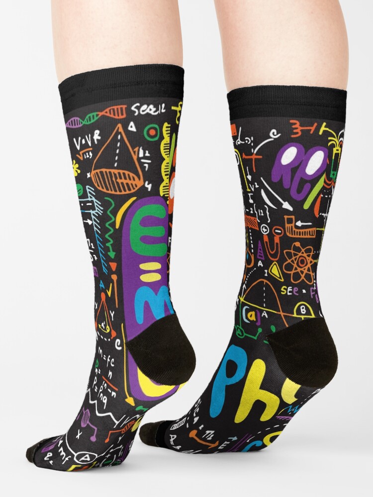 "Colorful Physics Design" Socks for Sale by DusicaP | Redbubble